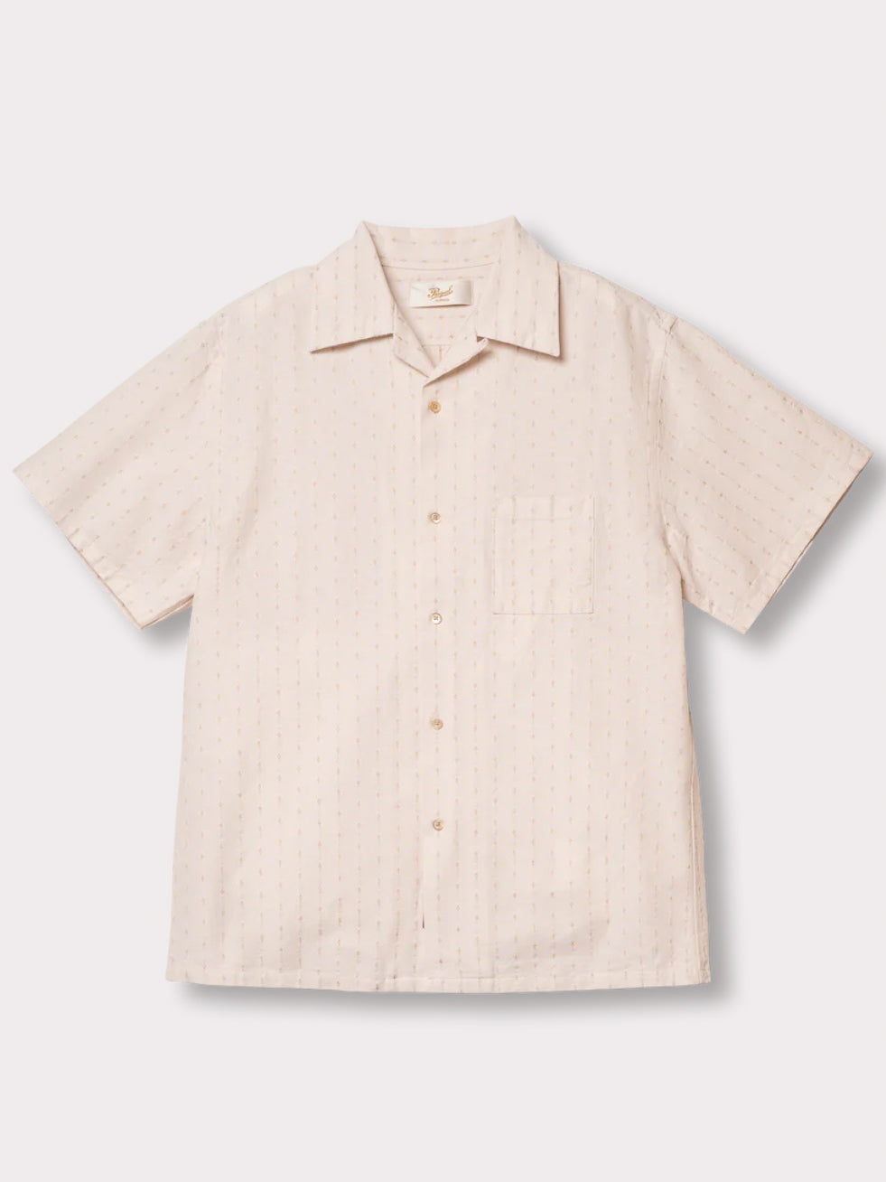 Prequel, S1012 Classic Open Collar Shirt, Brown – Wardrobe 19