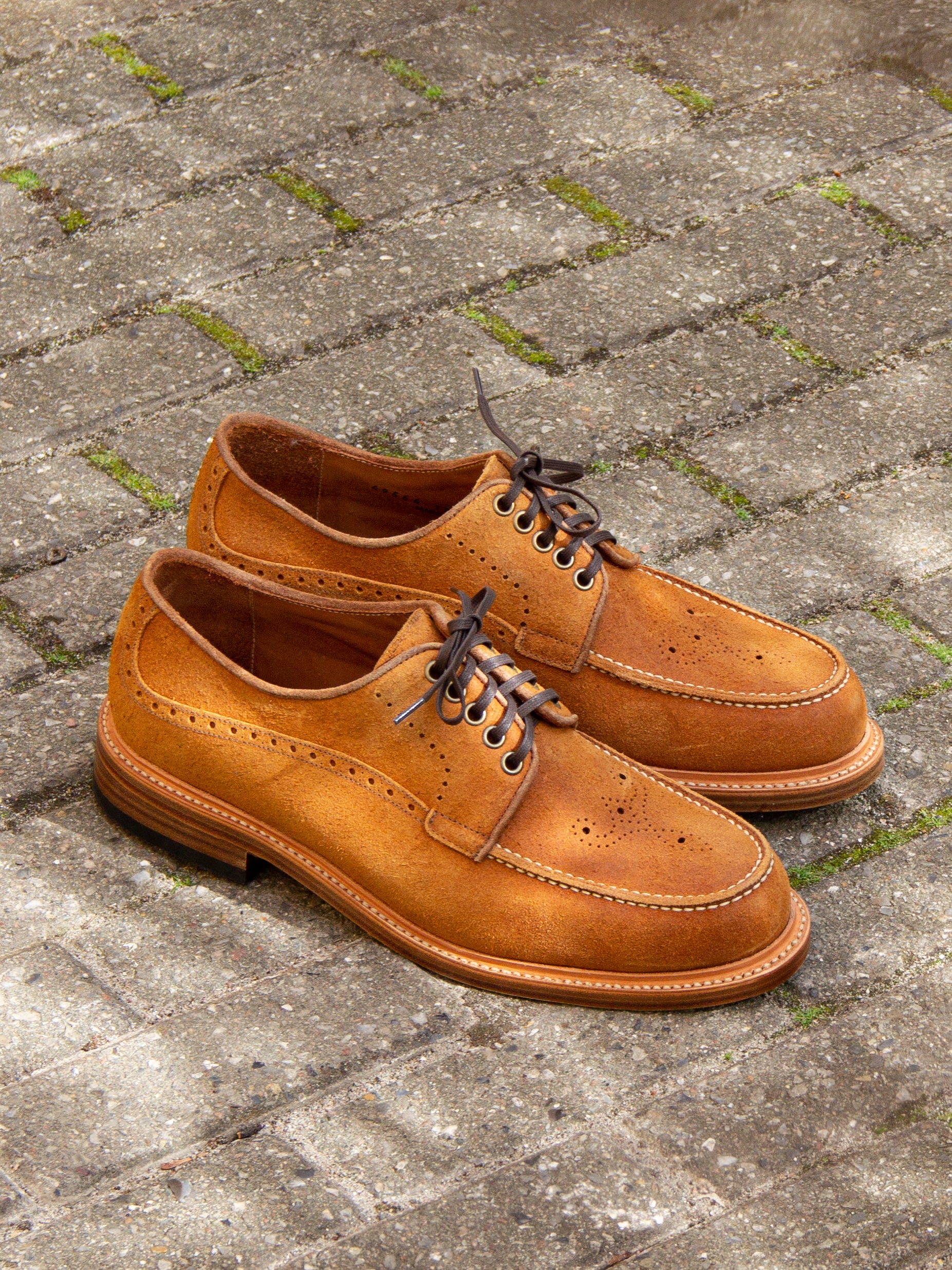Bright Shoemakers, Moc Derby, Camel Rough-Out – Wardrobe 19