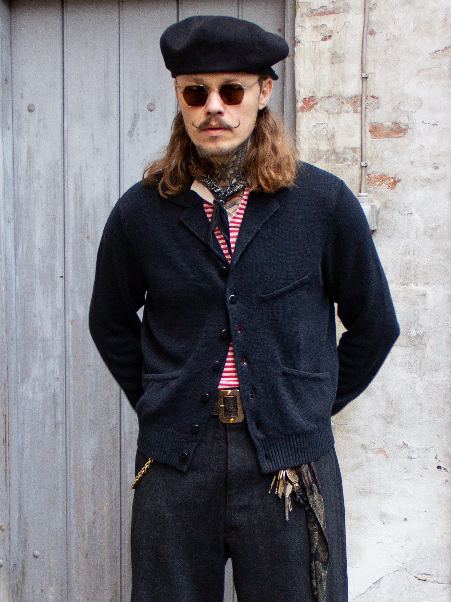 GRP, Max Rohr X Wardrobe 19, Linen Short Jacket A, Black